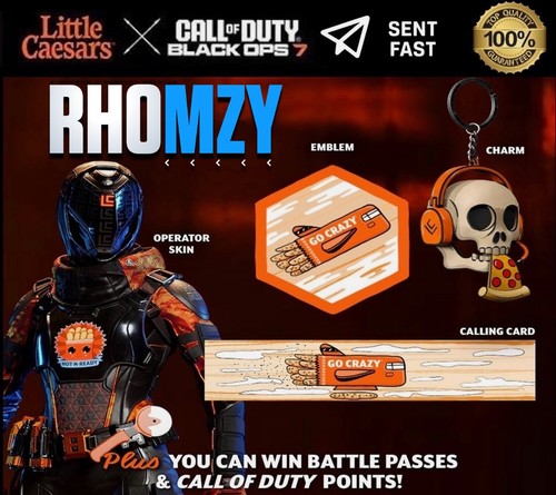 COD BLACK OPS 7 LITTLE CAESARS CODE BO7 PROMOTION WORKS WORLDWIDE 🌍 UK ...
