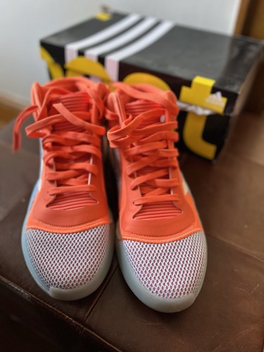 Size 10.5 - adidas Marquee Boost Hi-Res Coral Blue | eBay