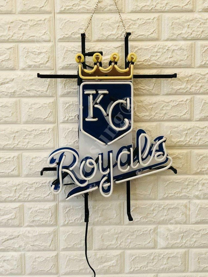 New Kansas City Royals Lamp Neon Light Sign 20"x16" With HD Vivid ...