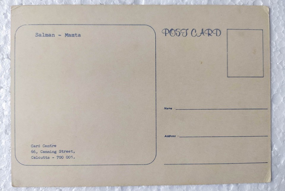 Bollywood India Actress Mamta Kulkarni Salman Khan Original Post card ...