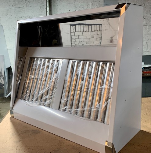Commercial Kitchen Extraction Canopy/ hood 5ft+ Extraction kit With Fan ...