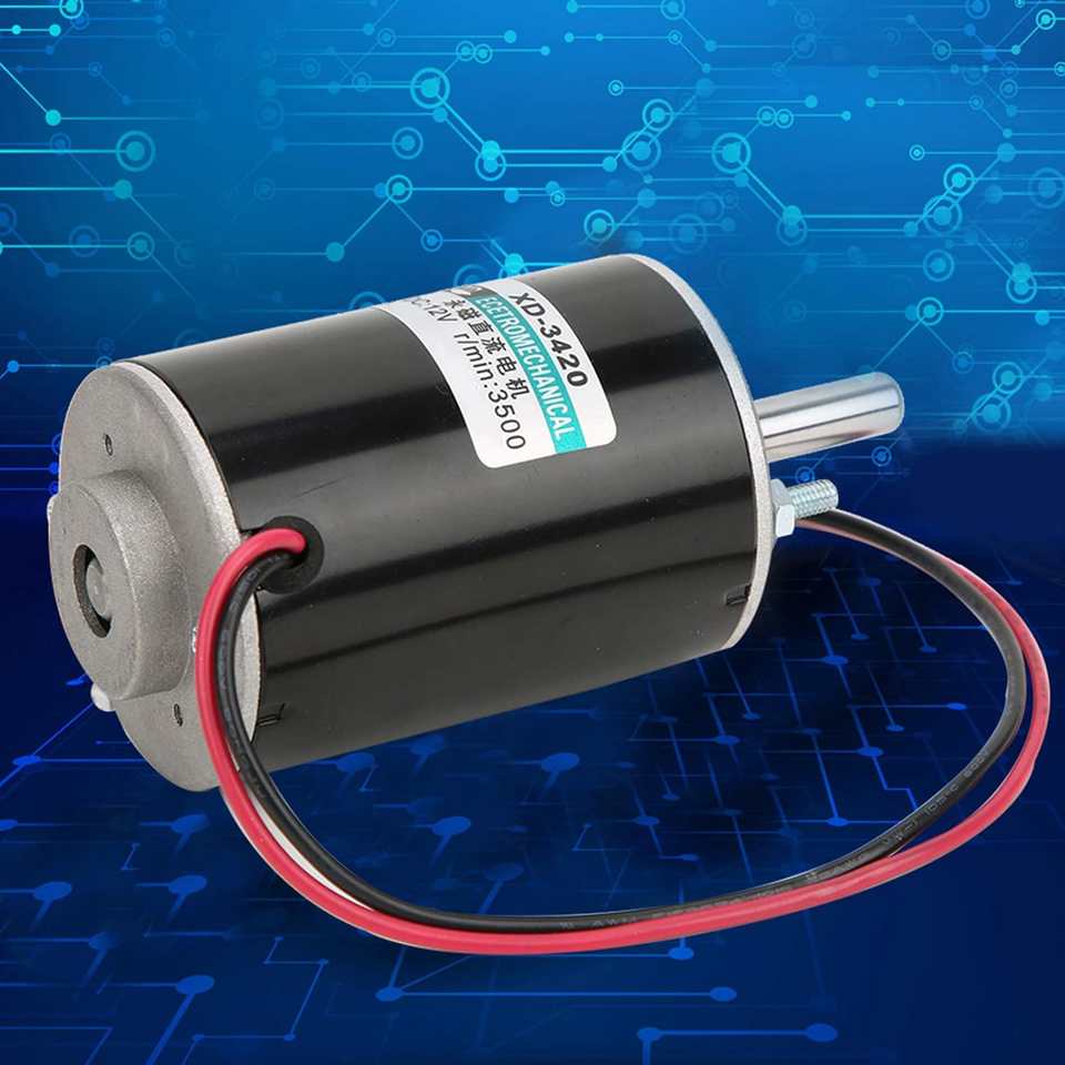 High DC Motor 12V 3500RPM Permanent Magnet DC Motor High Speed Electric ...