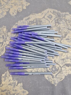 BIC Round Stic Grip Ballpoint Pens - Value Pack of 38 Pens for Office ...