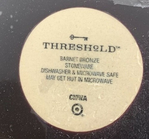 THRESHOLD - BARNET BRONZ Dinner Plate 10 1/2" | eBay