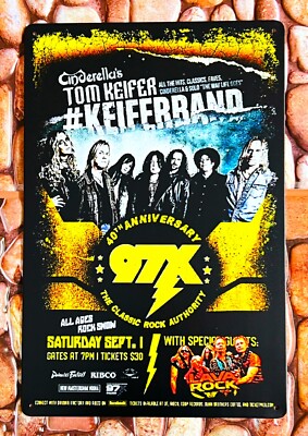 CINDERELLA’S TOM KEIFER #KEIFERBAND AT 40th ANNIVERSARY 97X TIN CONCERT ...