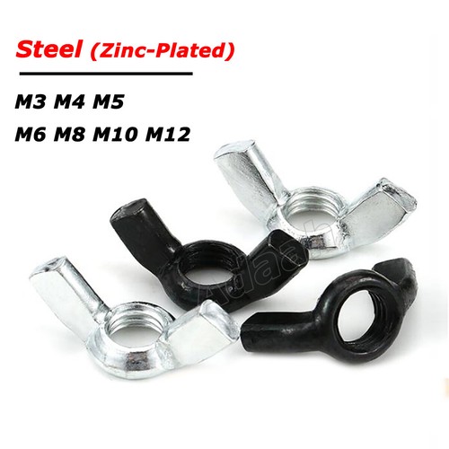 Wing Nuts Butterfly Nut Metric M3 M4 M5 M6 M8 M10 M12 Wingnut Zinc ...