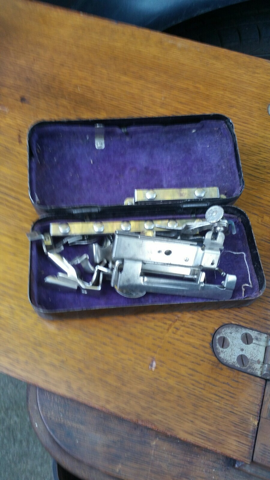 ANTIQUE Minnesota Model A Sewing Machine with cabinet/base | eBay