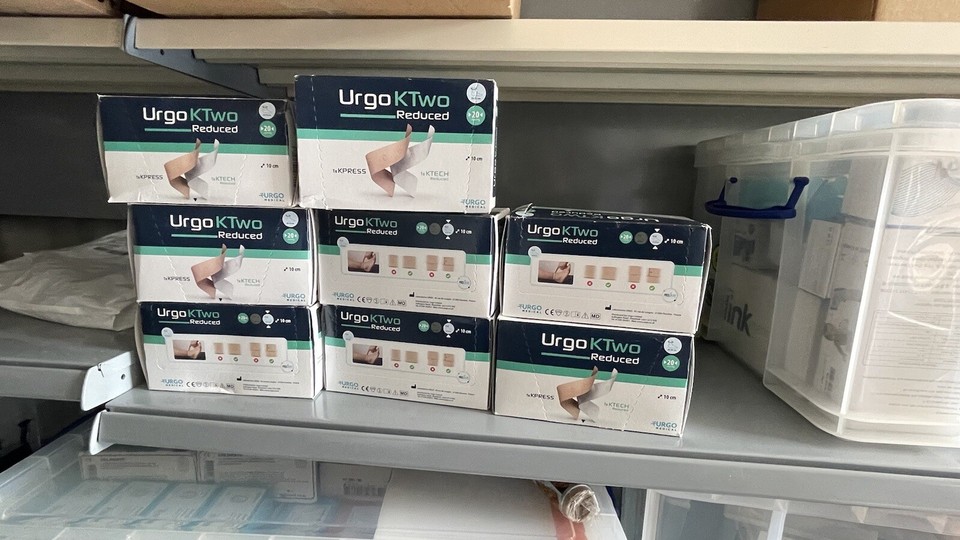4x Urgo K-TWO Reduced Compression 20mmhg Bandage 25- 32cm , 10cm | eBay UK