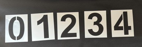 4” Stencil Numbers Kit - 10 Pieces - Numbers 0 to 9 - Free Shipping | eBay