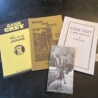 Set of 4 Rare Zane Grey Publications | eBay