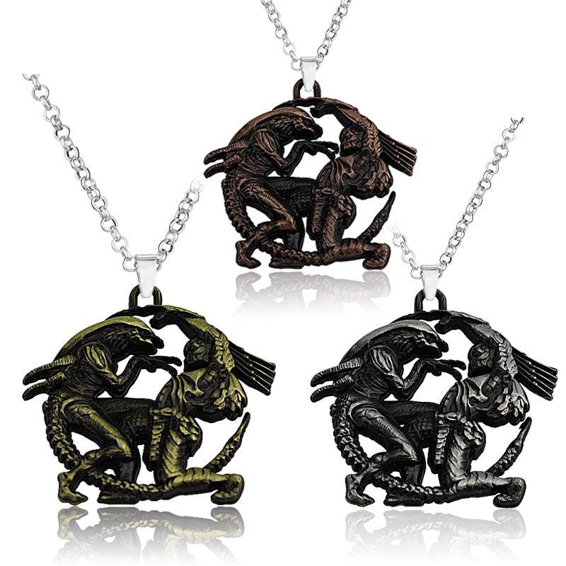 Warrior Alien Necklace Predator AVP Alien Queen Pendant New Choice of ...