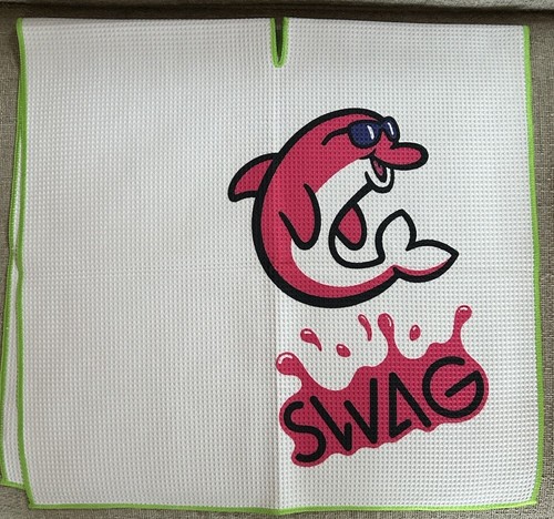 Swag Golf PINK FLIPPER SWAGEE PLAYERS TOWEL Brand New | eBay