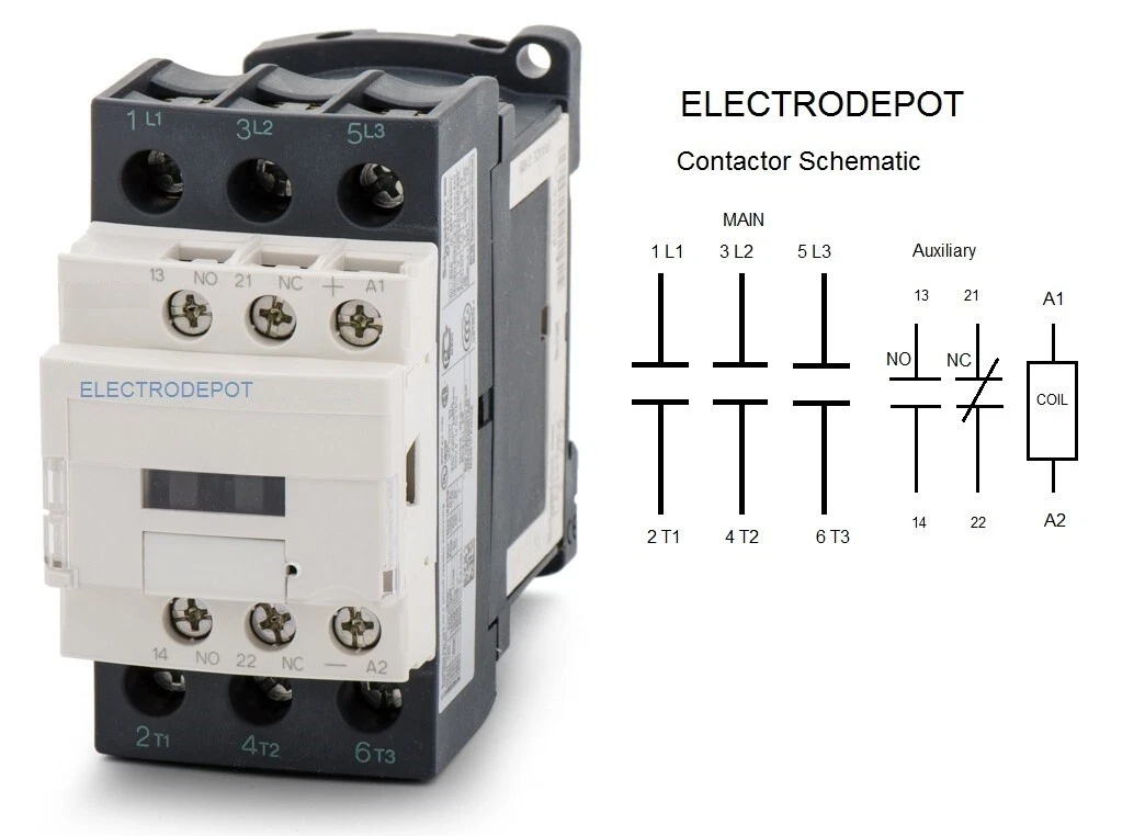 6 Pole Lighting Contactor 120v Coil | Shelly Lighting