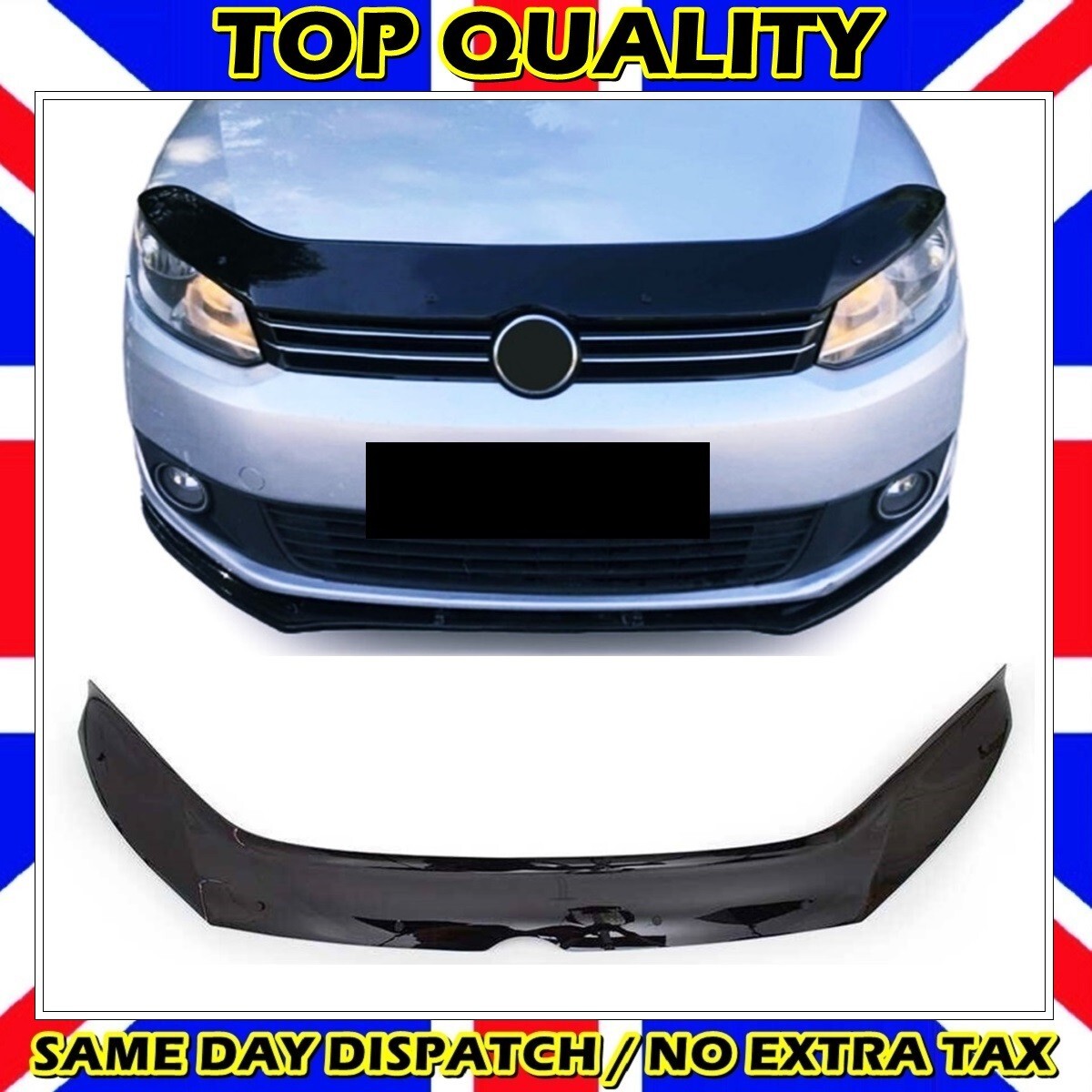 HOOD DEFLECTOR BONNET GUARD PROTECTOR For VW CADDY III 2010 TO 2015 | eBay