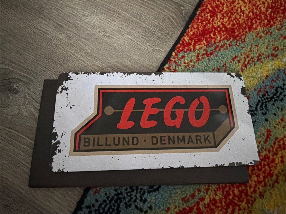 Lego Billund Denmark 5007016 VIP Reward 1950’s Retro Tin Metal Sign ...