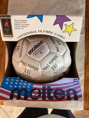 Atlanta 1996 Olympics Mini Soccer Ball Molten Centennial Olympic Games ...