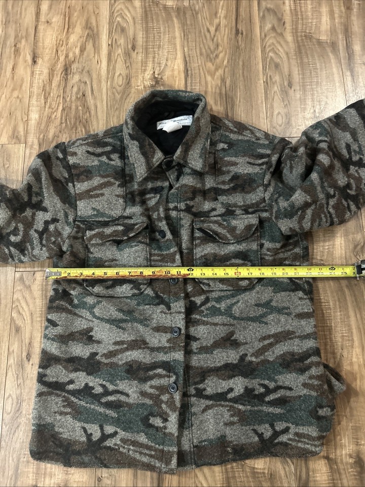King Of The Mountain Omnitherm Wool Bushman Woodland Camo Shirt Jacket ...