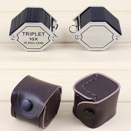 10X20.5mm Jewelers Loupe Magnifier Jewelry Coin Loop Magnifying Glass ...