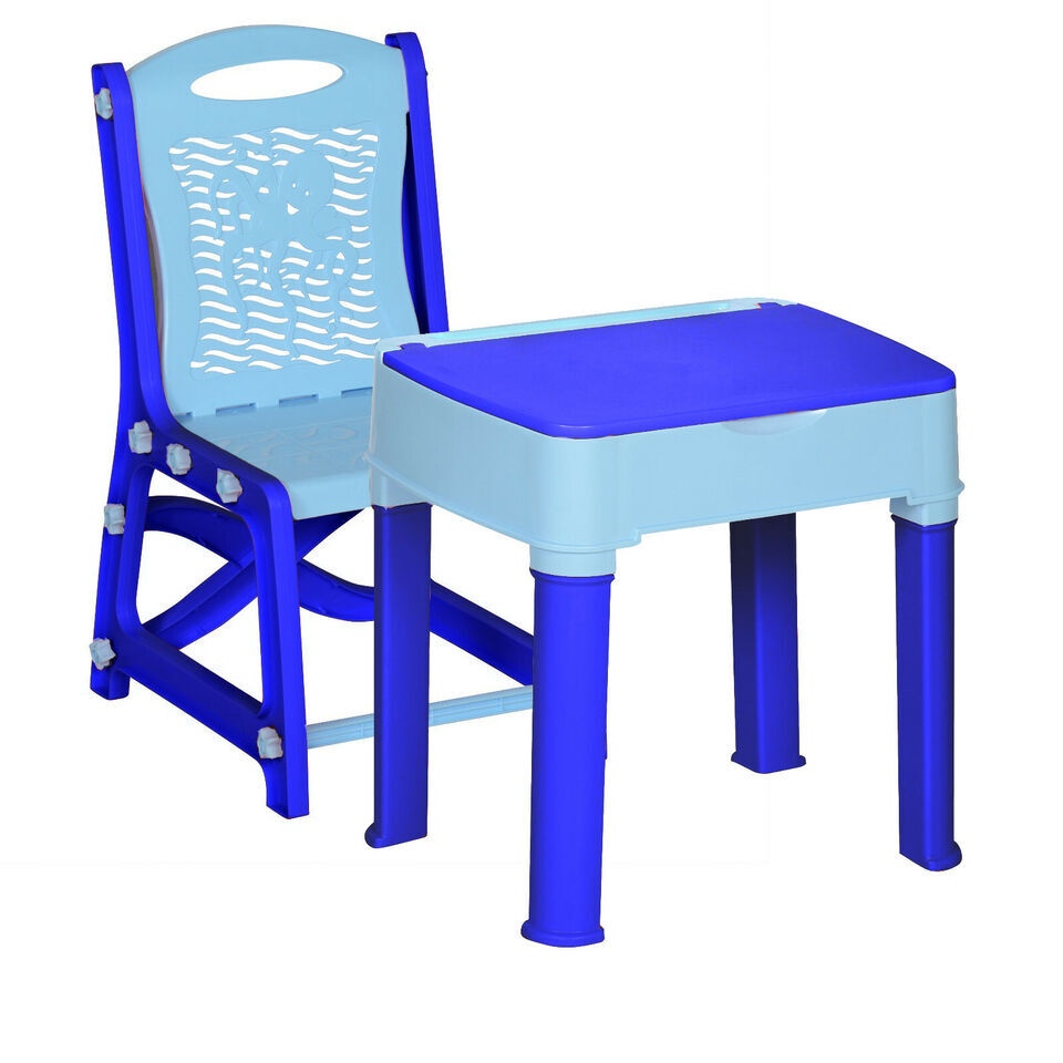 Student's Study desk & Chair Set Junior’s Table and Chair Kids learning ...
