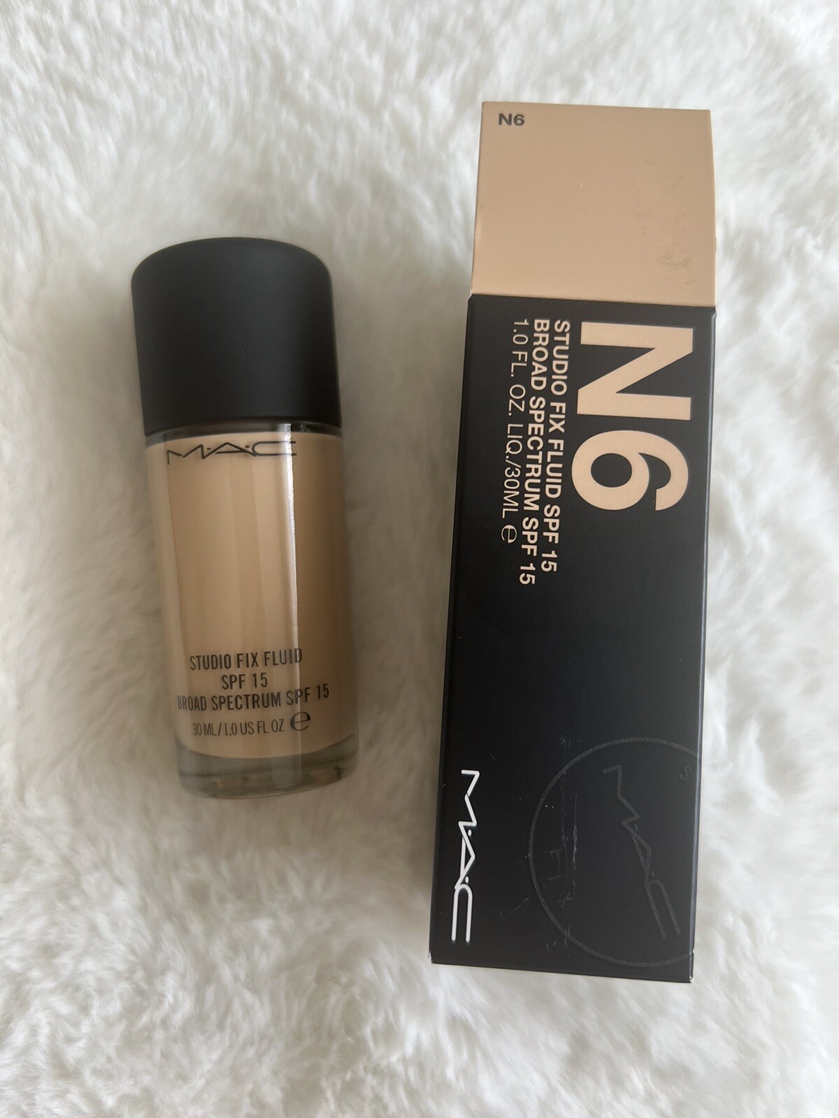 MAC STUDIO FIX FLUID SPF 15 ~ N6 ~ 1.0 OZ | eBay
