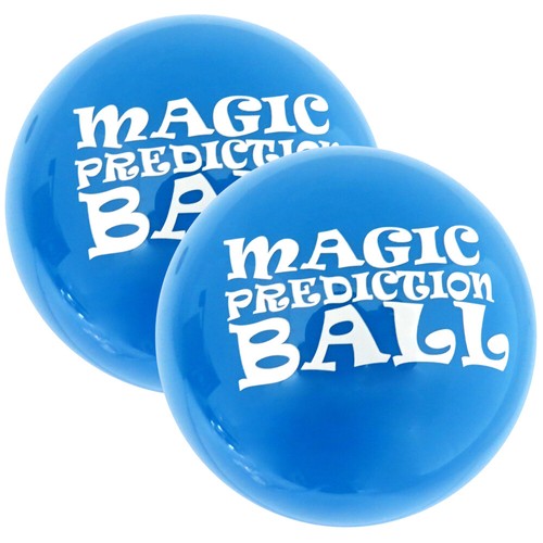 2x Magic Prediction 10cm Spin Ball Kids/Children 6+ Game Mystic Playing ...