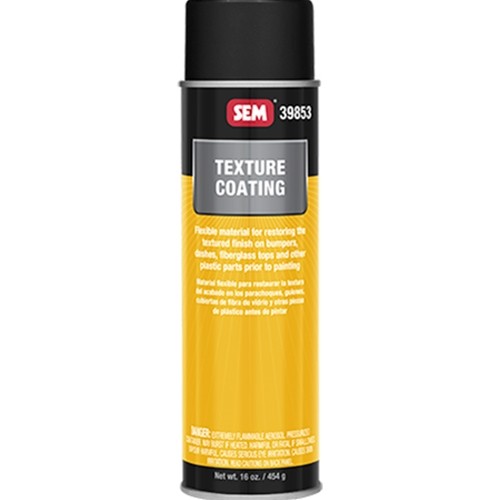 16 oz SEM Texture Coating Auto Ready to Spray Paint Can Black 39853 ...