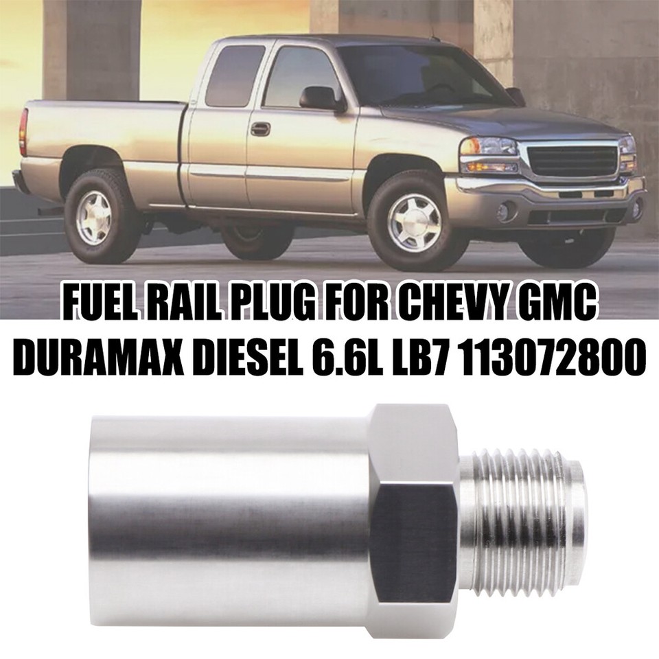 For Chevy GMC 6.6L Duramax LB7 2001-2004 Fuel Rail Plug Pressure Relief ...