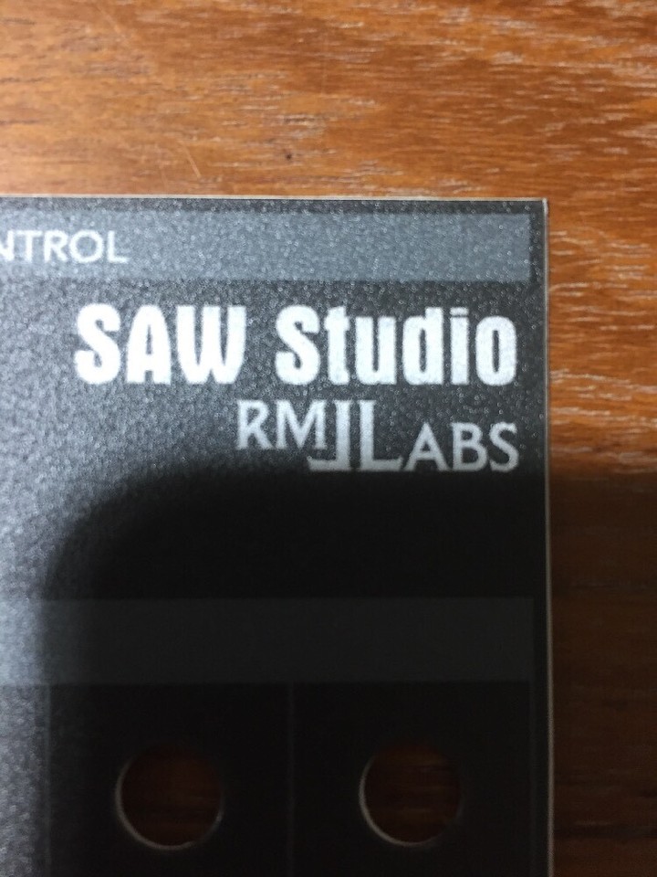 MACKIE CONTROL Saw Studio overlay - NEW never used WhiteLetters | eBay