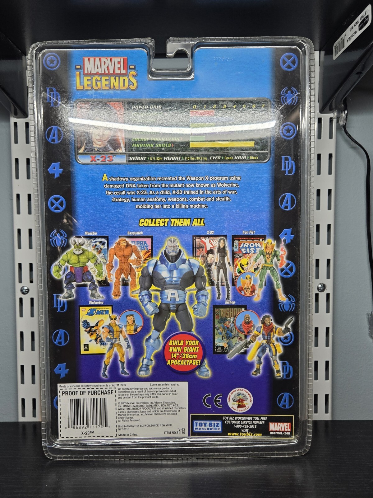 ToyBiz Marvel Legends Apocalypse BAF Series X-23 Purple Variant MOC | eBay