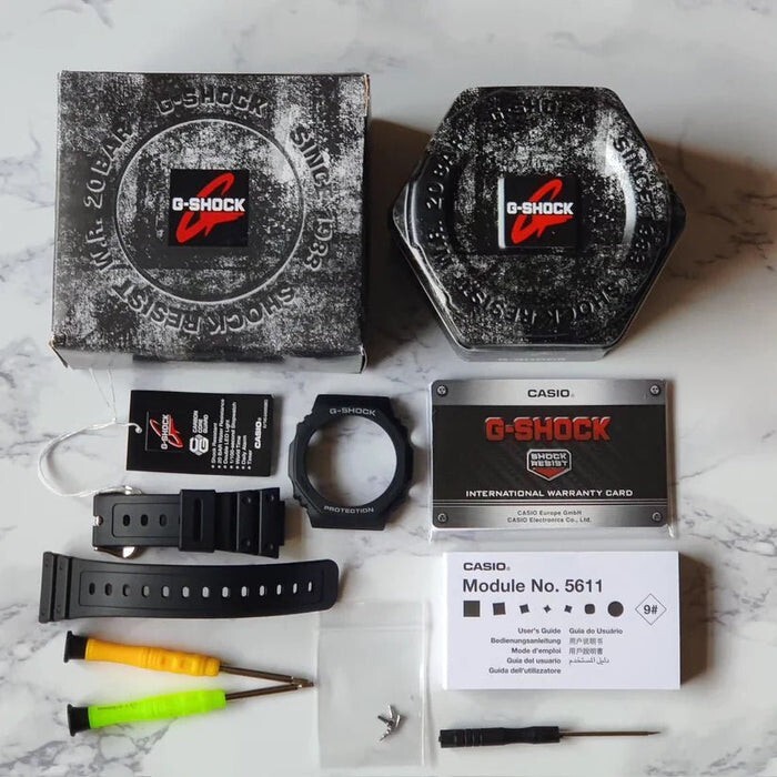 Casio G-Shock Ga-2100SKE Monochrome Style Custom Casioak Steel Mod ...