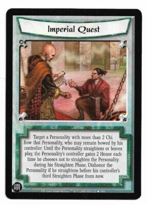 L5R: *IMPERIAL QUEST* - Diamond Edition - Legend of the Five Rings CCG | eBay