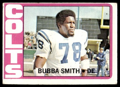 1972 TOPPS BUBBA SMITH BALTIMORE COLTS #190 | eBay