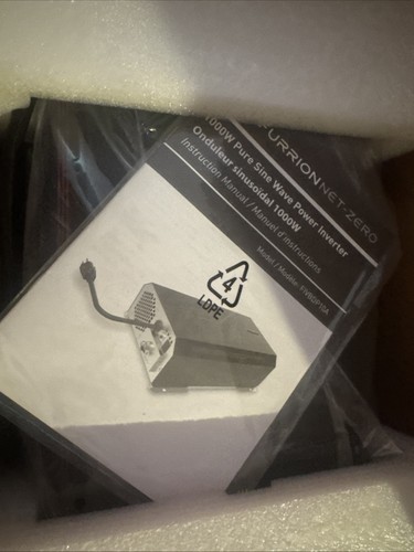 Furrion 1000W Pure Sine Wave Inverter FIVBDP10A 12VDC to 110V AC BRAND ...