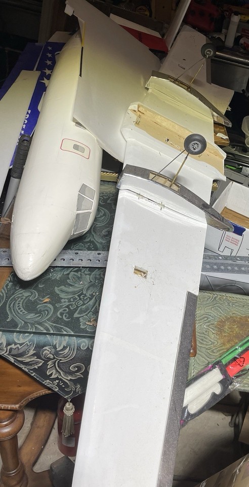 Robbe Large Twin Engine Airplane. Already Built and Covered In Monocote ...