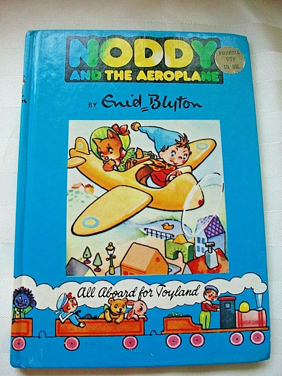 Noddy And The Aeroplane By Blyton Enid Jonkers Rare Books 1951*1st*