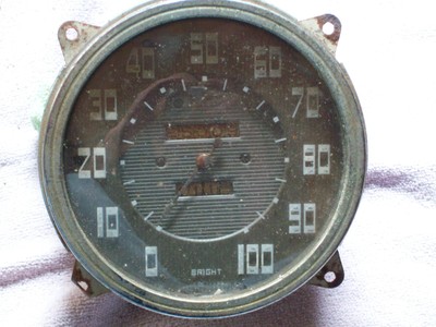 ANTIQUE AUTOMOTIVE SPEEDOMETER ~ BRIGHT Co. | eBay