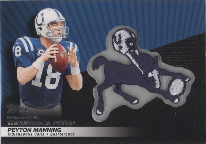2010 Topps - Logo Patch Collection Peyton Manning #LPC-23 for sale ...