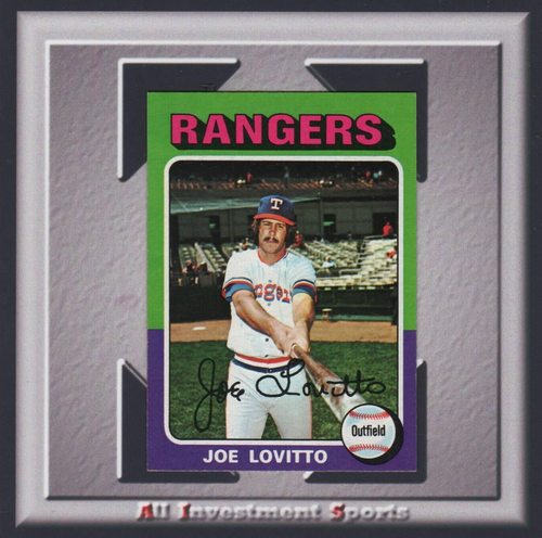 1975 Topps JOE LOVITTO #36 NM-MT (B) MINI **Texas Rangers** TD89 | eBay