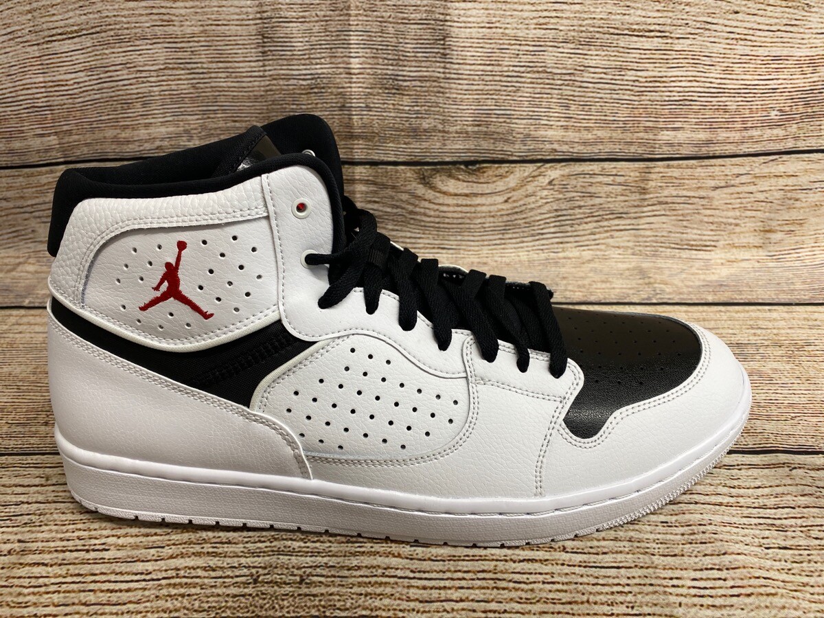 Jordan Access White Black University Red (PO1012429) - Gem