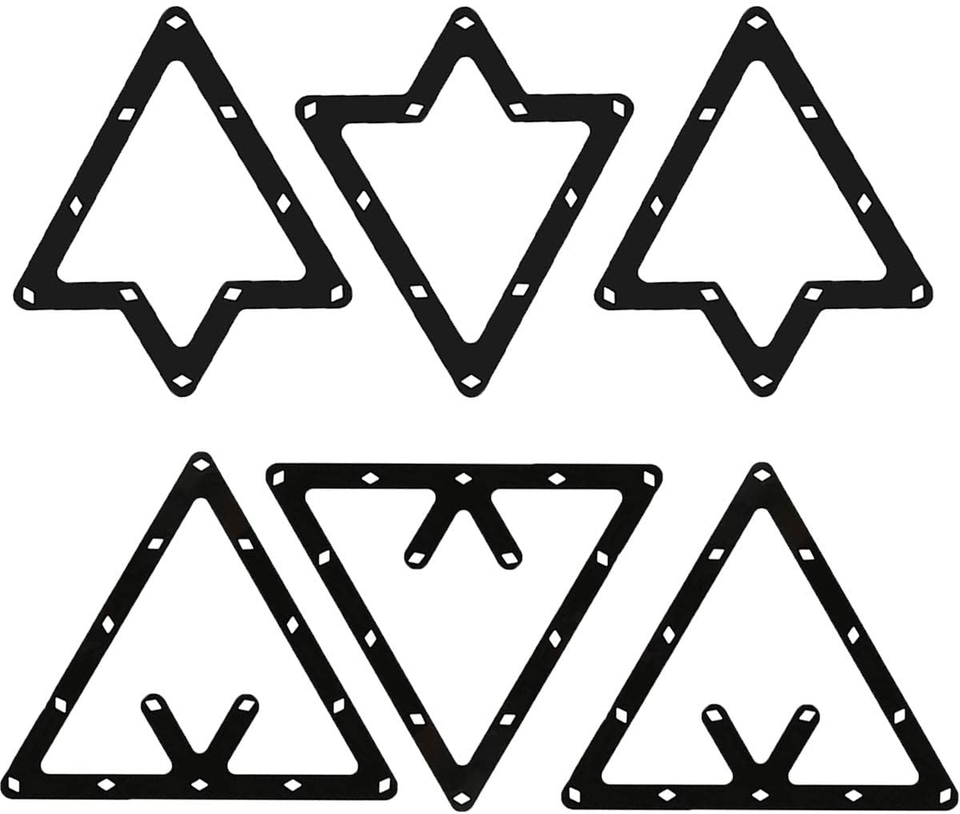 6Pcs Magic Ball Rack Magic Rack Sheet, Pool Ball Rack Magic Rack Sheet ...