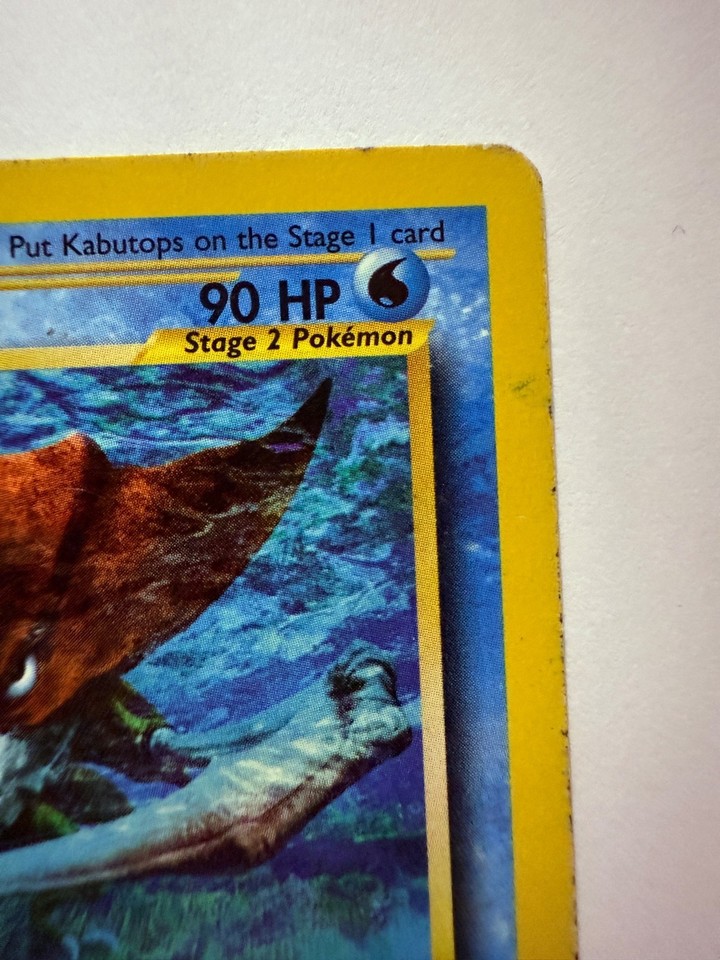 Pokémon TCG Kabutops Neo Discovery Holo & Non Holo Card 6/75 & 25/75 ...