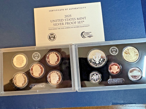 2025 S U.S. MINT SILVER PROOF SET OGP W/BOX/COA SOLD OUT AT THE MINT | eBay