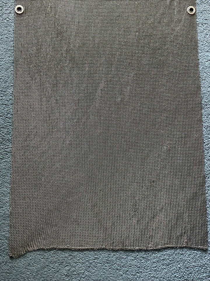 Vintage Fine Stainless steel Chainmail Butcher's Protective Work Apron ...