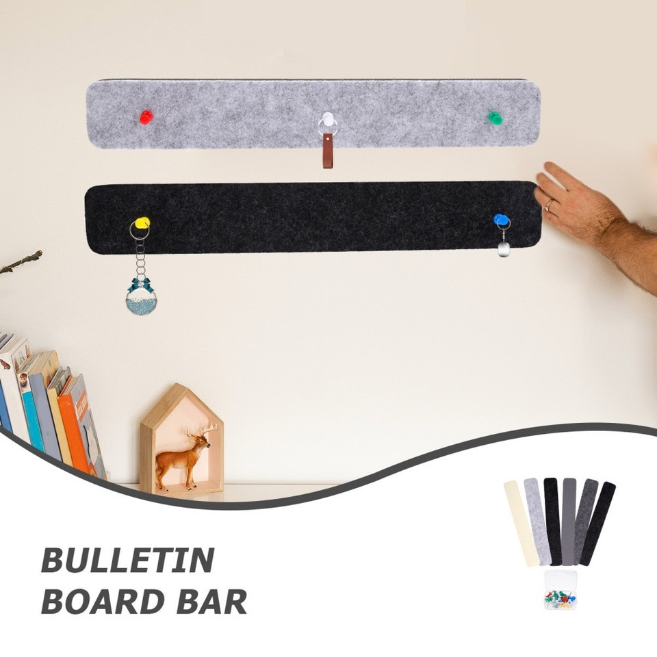 1 Set Bulletin Board Strip Felt Bulletin Board Pin Boards Small ...