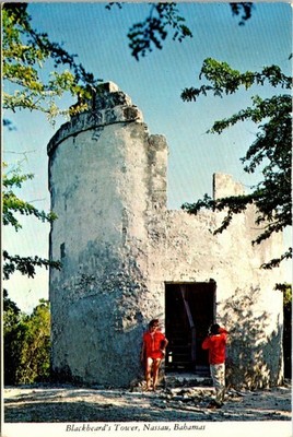 Blackbeard's Tower Nassau Bahamas Pirate Blackbeard Continental Vintage ...