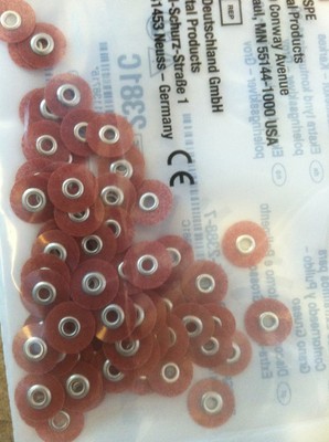 3M Sof-Lex soflex Discs Pack of 85 Orange Series 2381C Coarse 3/8" 9.5 ...