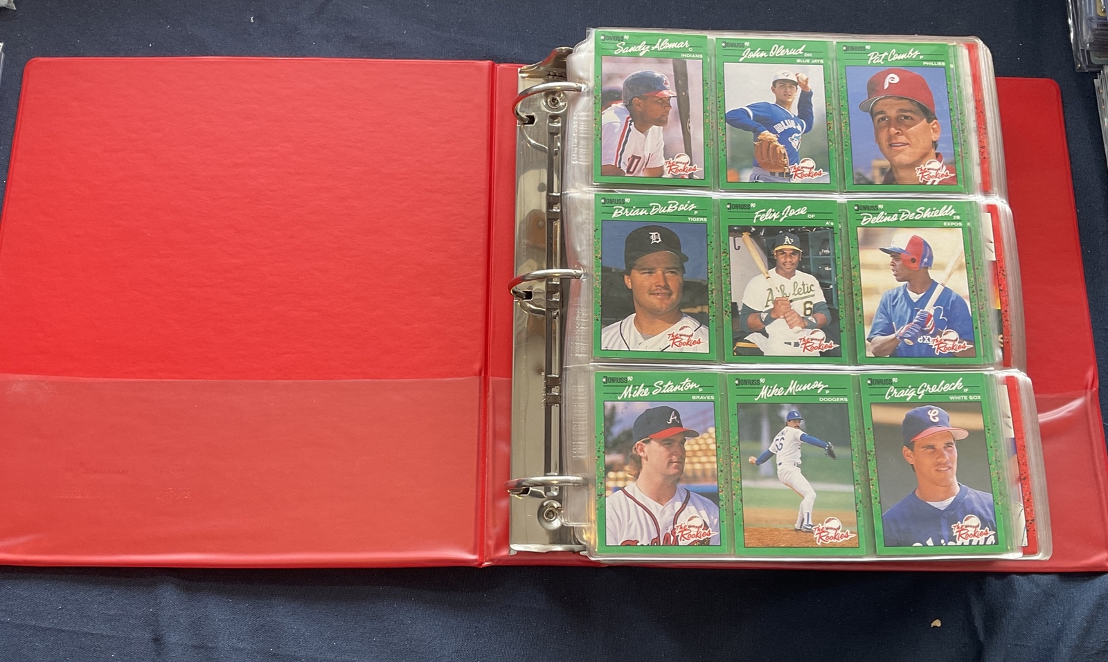 1990 Donruss Baseball Complete Set W/ The Rookies In Binder | eBay