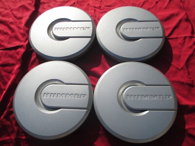 ONE SET OF FOUR USED OEM CENTER CAP FOR HUMMER H2 | eBay