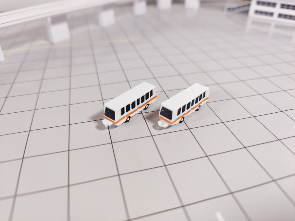 Airport APM AUTOMATED PEOPLE MOVER Sky Train Model 1:400 Scale Airport ...