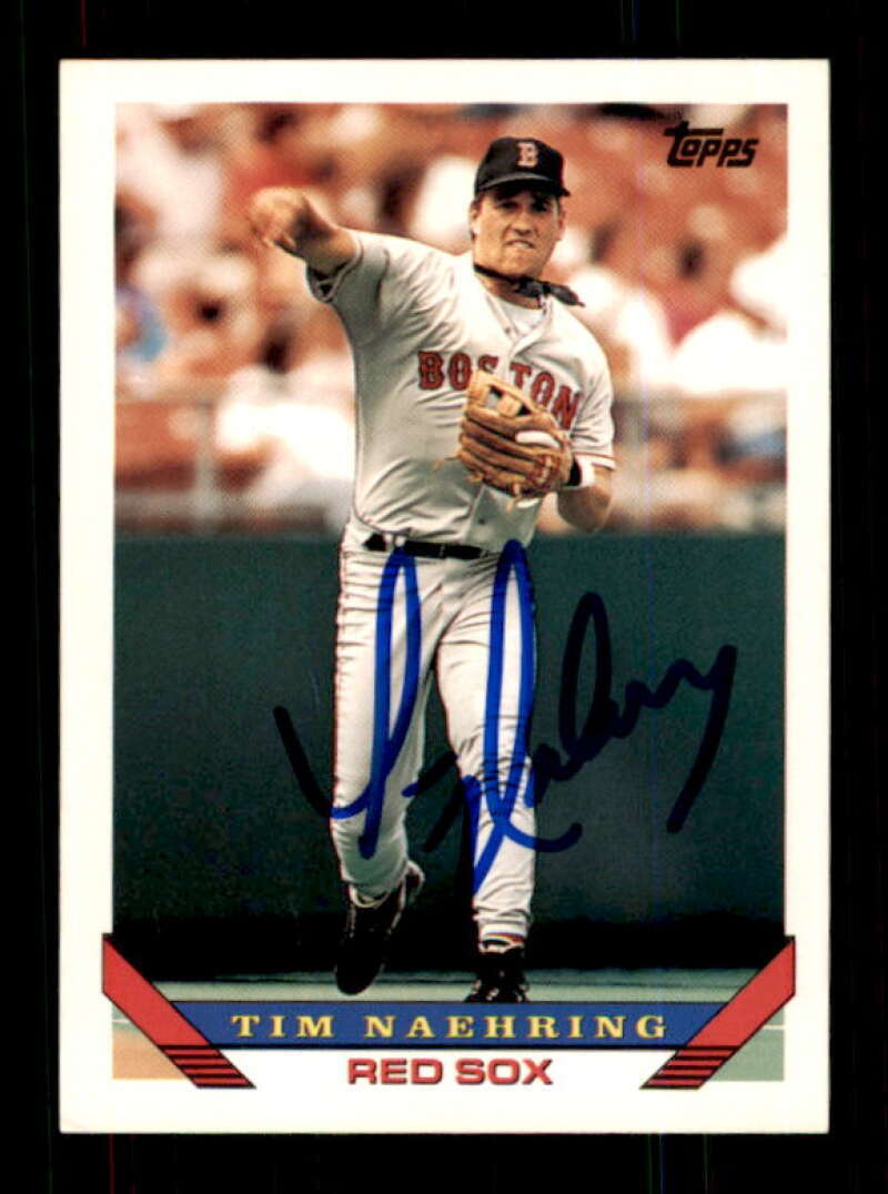 1993 Topps #24 Tim Naehring AUTOGRAPHED!! Red Sox 240034 | eBay